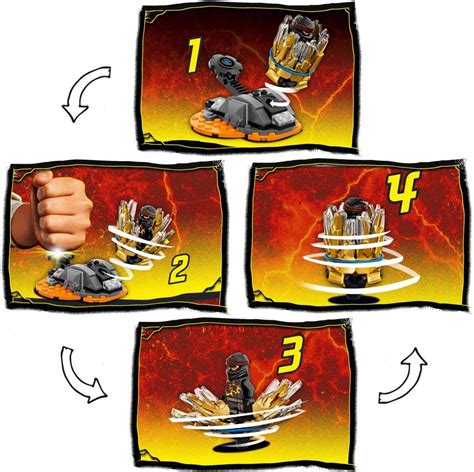 Lego Ninjago Spinjitzu Burst Cole Lego Personaje Jucarii Ro