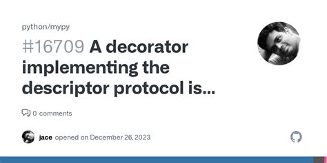A Decorator Implementing The Descriptor Protocol Is Incorrectly