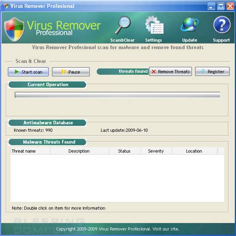 Remove Virus Remover Professional Uninstall Guide