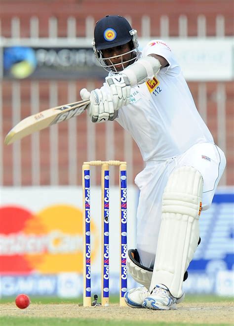 Angelo Mathews Plays Off The Front Foot Angelo Mathews Plays Off The Front Foot