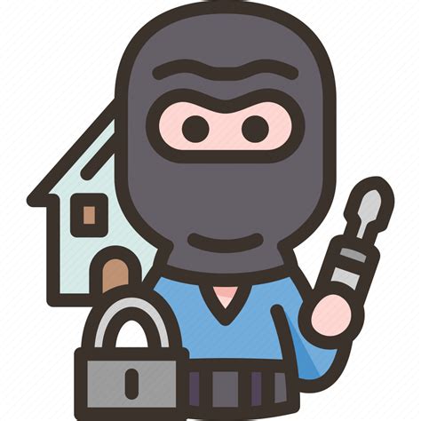 Thief Robbery Burglar House Security Icon Download On Iconfinder
