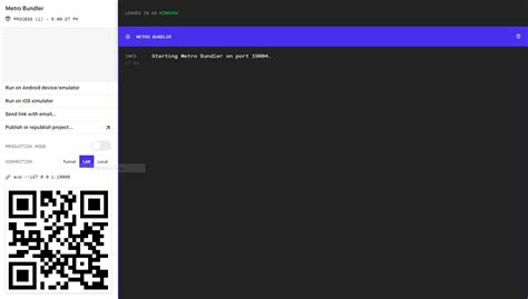 React Native Expo Tunnel Not Starting Stack Overflow