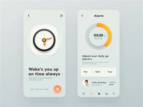 Alarm App Design Alarm App App Design App