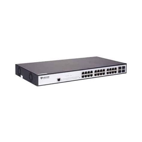 Bdcom 24 Port Layer 2 Managed PoE Gigabit Switch Techsoko