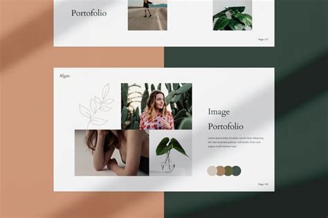 Algae Powerpoint Design Template Place