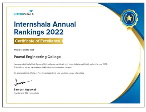 Dr Venkatesan Balakrishnan En Linkedin Paavai Internshala