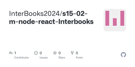 Github Interbooks2024s15 02 M Node React Interbooks