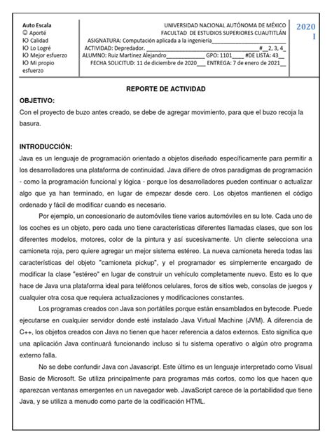 Java Buzo Depredador Pdf Java Lenguaje De Programación Máquina