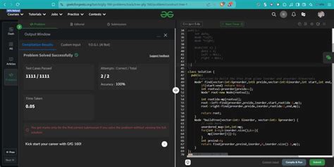 Gfg160 Geekstreak2024 Binarytree Treeconstruction Recursion Dsa