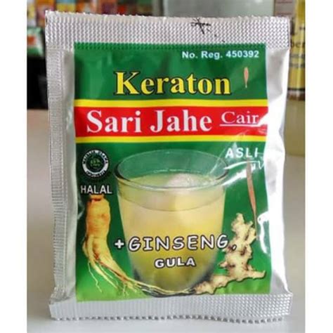 Jual Sari Jahe Cair Keraton Plus Ginseng Sari Jahe Asli Shopee Indonesia