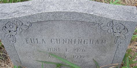 Eula Mae Cunningham 1926 1999 Find A Grave Memorial