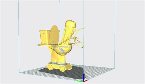 Файл Stl Когтеточка Skibidi Туалет без основания Миниатюры Скибиди