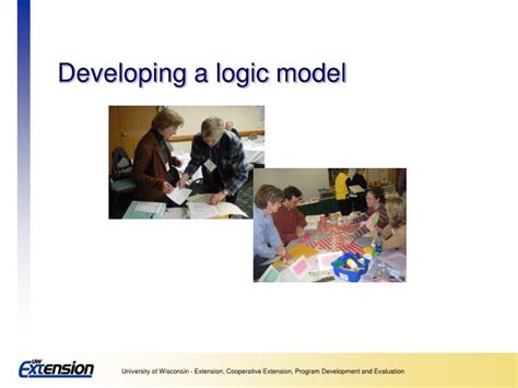 PPT Developing A Logic Model PowerPoint Presentation Free Download ID