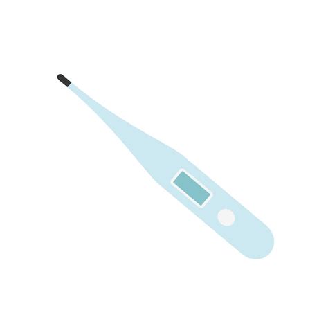 Premium Vector Vector Electronic Medical Thermometer Digital Thermometer Design Template