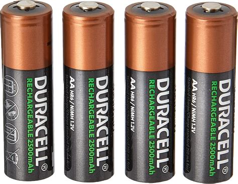 Duracell Hr6 Aa 4 Pack Nickel Metal Hydride Nimh 2650mah 1 2v