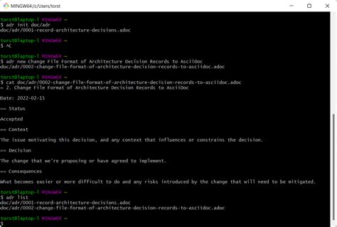 Use Adr Tools For Asciidoc