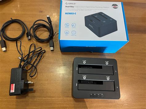 Orico Dual Bay 25 35 Hdd Or Ssd Docking Station With Usb C Computers And Tech Parts