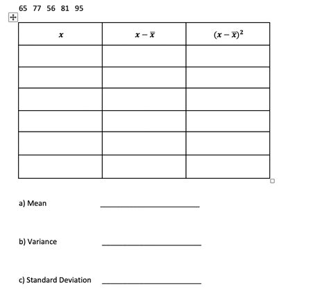 Solved B Variance Chegg
