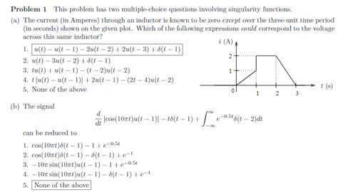 Solved Problem 1 This Problem Has Two Multiple Choice