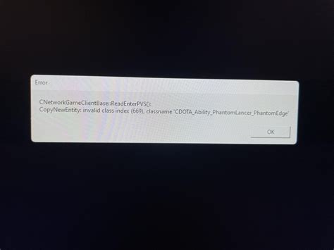 Got This Error Last Night Dota Crashed Couldnt Connect To Game Same Error Every Time Rdota2