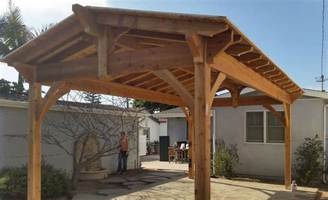 Cedar Timber Frame Pavilion Kits
