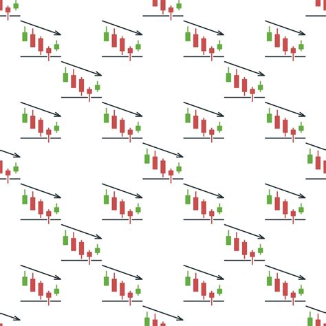 Real Time Market Data Analysis With Candlestick Chart Seamless Pattern