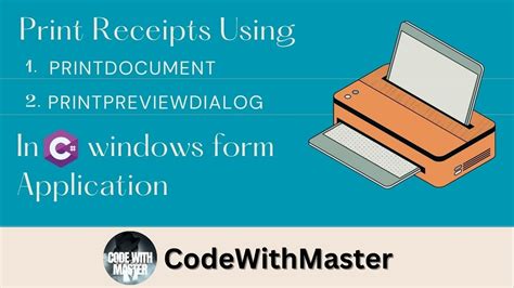 How To Print Receipts Using Printpreviewdialog And Printdocument In C