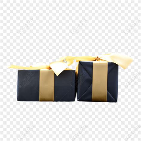 크래프트 크리스마스 선물 상자 하늘색 블루리본포장 상자 Png 일러스트 무료 다운로드 Lovepik