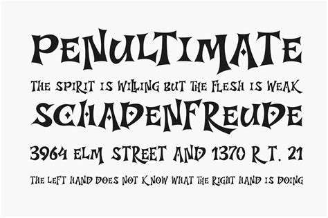 Tree Night Free Font 02 Fonts Shmonts