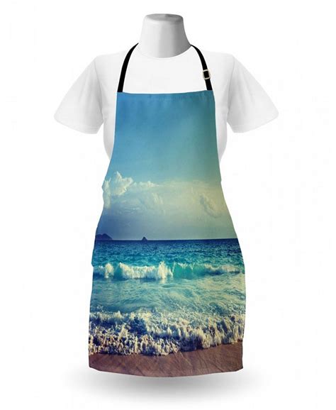 Ambesonne Tropical Island Apron Macys