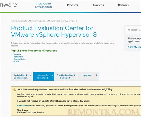 Установка и настройка бесплатного Vmware Vsphere Hypervisor РЕМОНТКА
