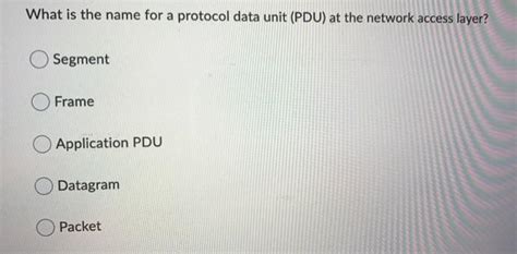 Solved Which Layer In The TCP Stack Does Not Define Any Chegg