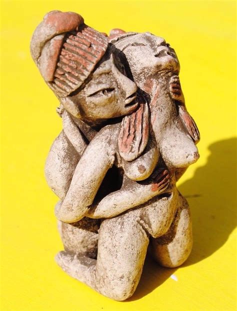 Tlatilco Erotic Pottery Sex Figurine Mexican Pre Columbian Olmec