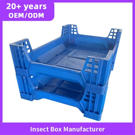 600 400 145 190mm Insect Rearing Trays Larvae Farming Breeding Tray