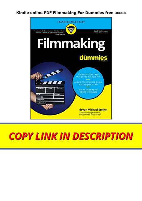 ppt kindle online pdf filmmaking for dummies free acces powerpoint presentation id 12367193
