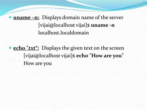 Basic Unix Commands Pptx