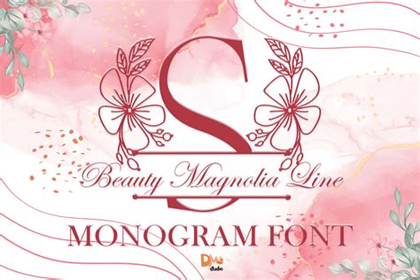 Free Feminine Monogram Font Fonts