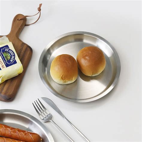 304 스텐 원형 트레이 쟁반 접시 소 21 5cm 포스코 생산 최고급 스텐 100 국내제작 감도 깊은 취향 셀렉트샵 29cm