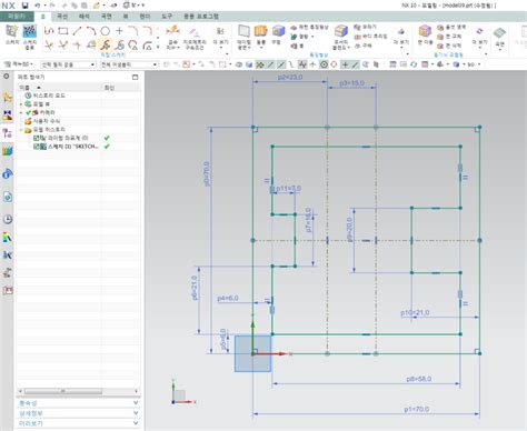 유니그래픽스 Nx 캐드 머시닝센터 Mct Cam 2d 모델링 및 Nc 프로그래밍 컴퓨터응용밀링기능사 컴퓨터응용가공산업기사 기계가공기능장 자격증 및 기술 실무교육 O0124