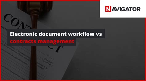 Contract Management In Electronic Workflow Archman