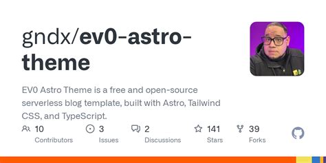 GitHub Gndx Ev0 Astro Theme EV0 Astro Theme Is A Free And Open