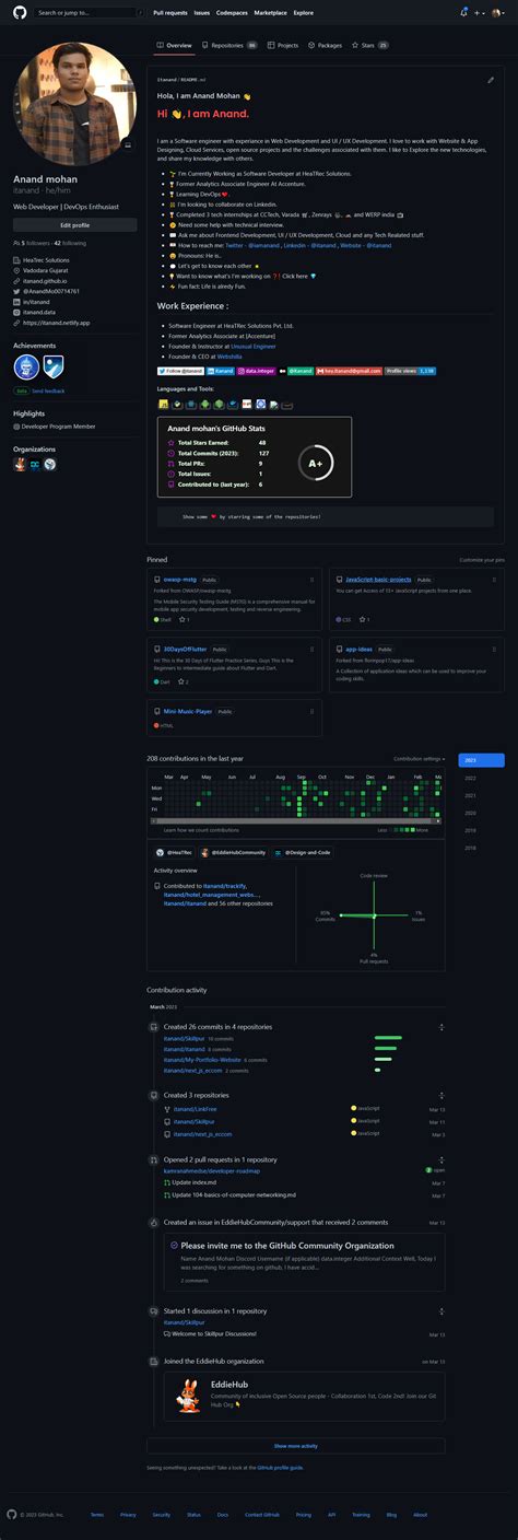 Profile Addition · Issue 1757 · Eddiehubcommunityawesome Github Profiles · Github