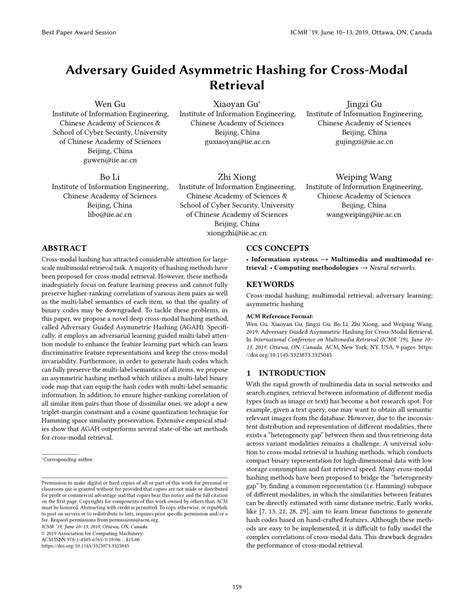 pdf adversary guided asymmetric hashing for cross modal retrieval