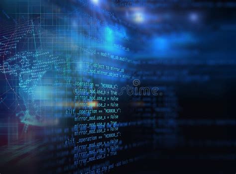 Programming Code Abstract Technology Background Of Software Developer