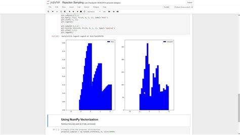 Statistical Sampling Part Iii Rejection Sampling In Python Youtube