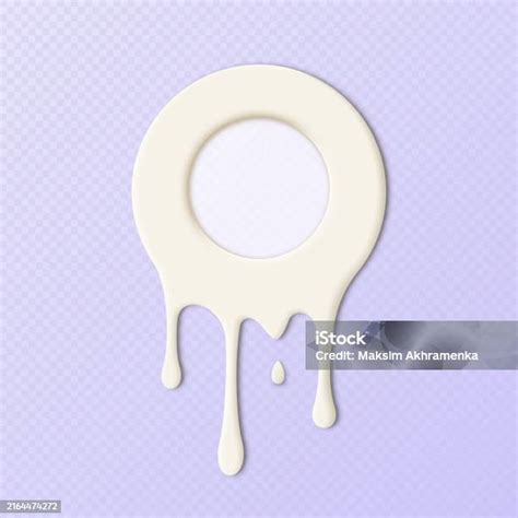 요구르트 페인트 또는 우유 방울이 떨어지는 둥근 아이콘 또는 프레임 따르기에 대한 스톡 벡터 아트 및 기타 이미지 따르기 로고 0명 Istock