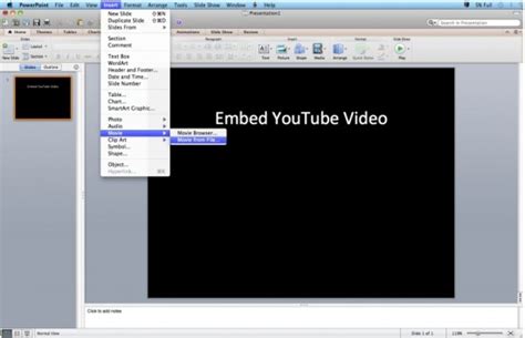 How To Embed YouTube Video In Powerpoint