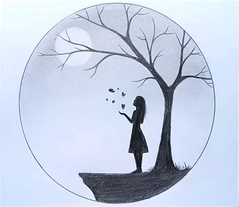 Pencil Drawing For Beginners Step by Step Easy Tutorial Çizim Çizim fikirleri Çizimler