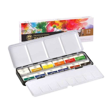 Акварельные краски Mungyo "Gallery" 12 цв. большие кюветы в ...