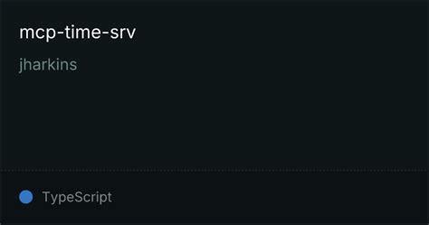 MCP Time Server Glama